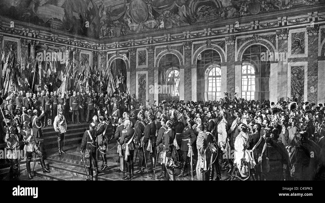 Proclamation at versailles hi-res stock photography and images - Alamy