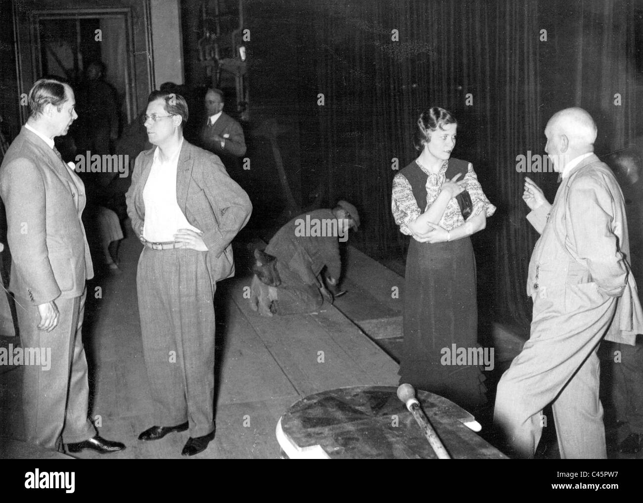 Karl Boehm, Maria Cebotari and Richard Strauss in the Dresden State ...