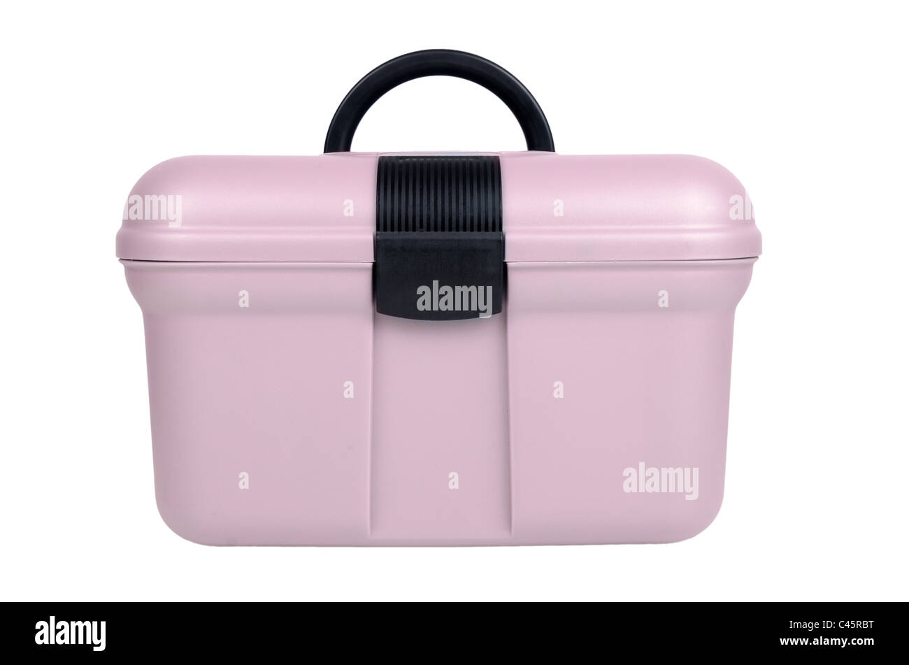 Modern pink plastic sewing box isolated on white background Stock Photo ...