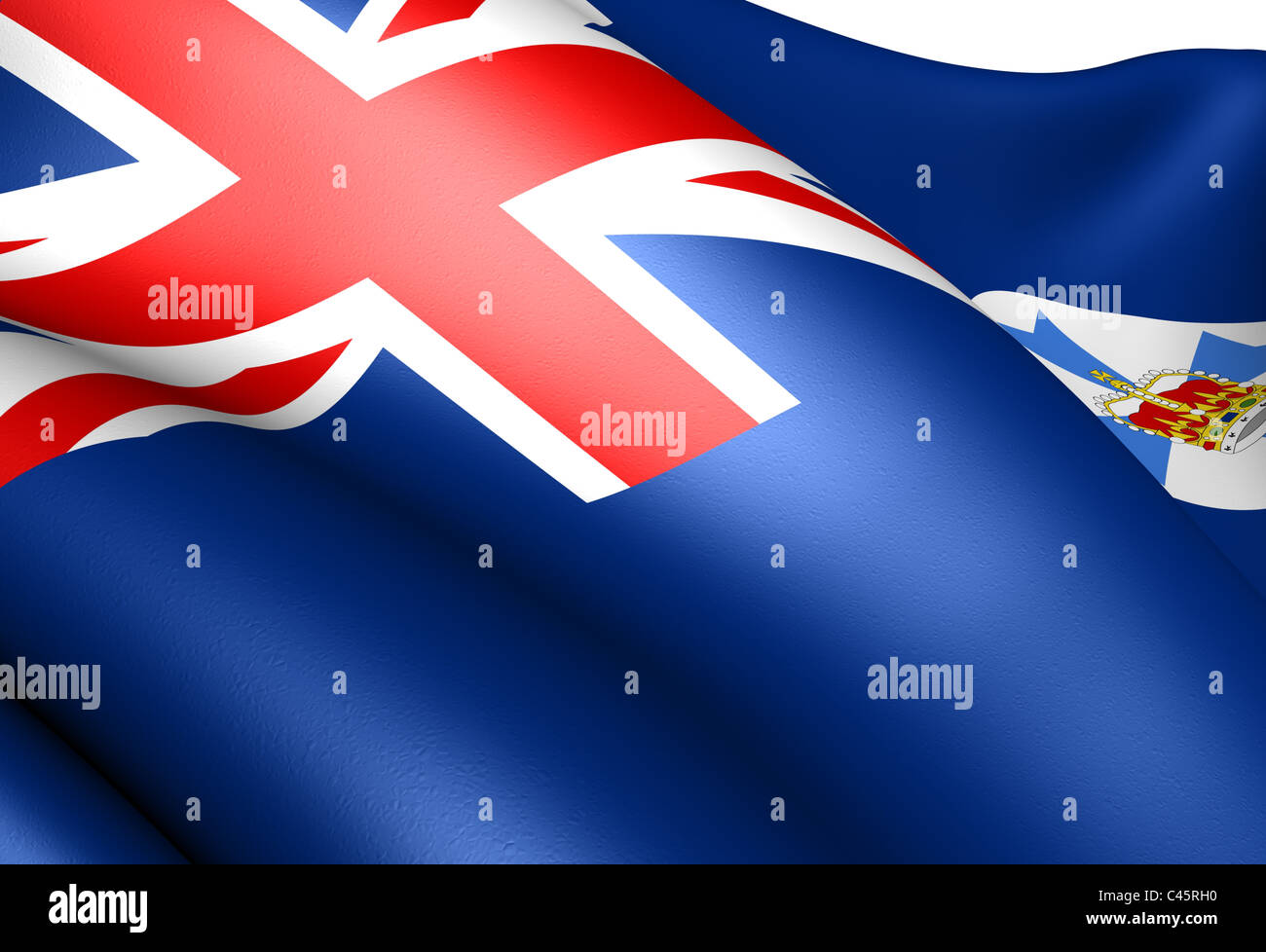 Flag of Queensland, Australia. Close up Stock Photo - Alamy