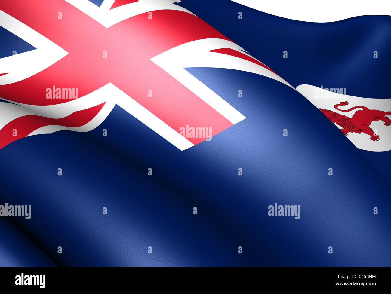Flag of Tasmania, Australia. Close-up Stock Photo - Alamy