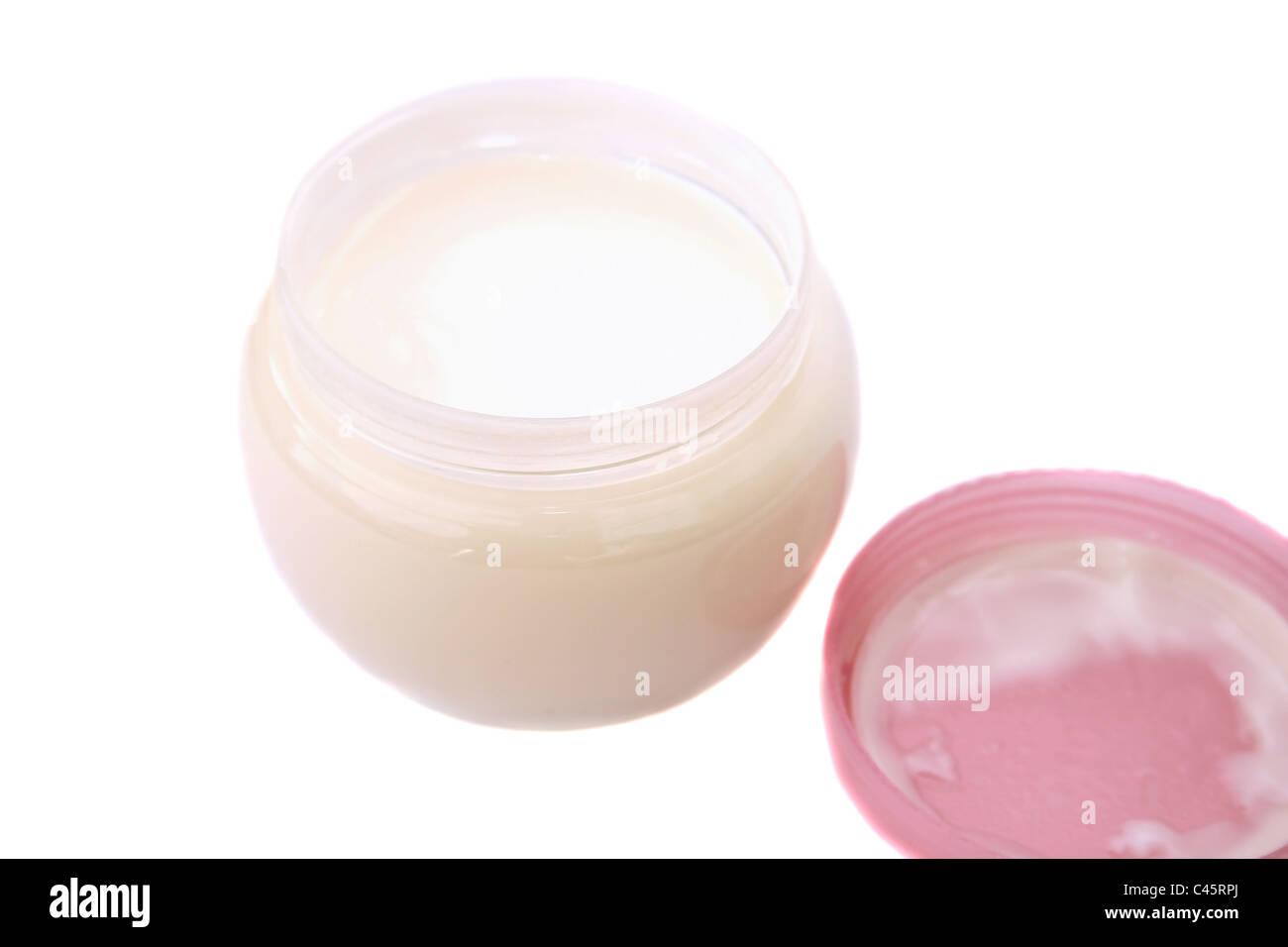 Face cream isolated on white background Stock Photo - Alamy