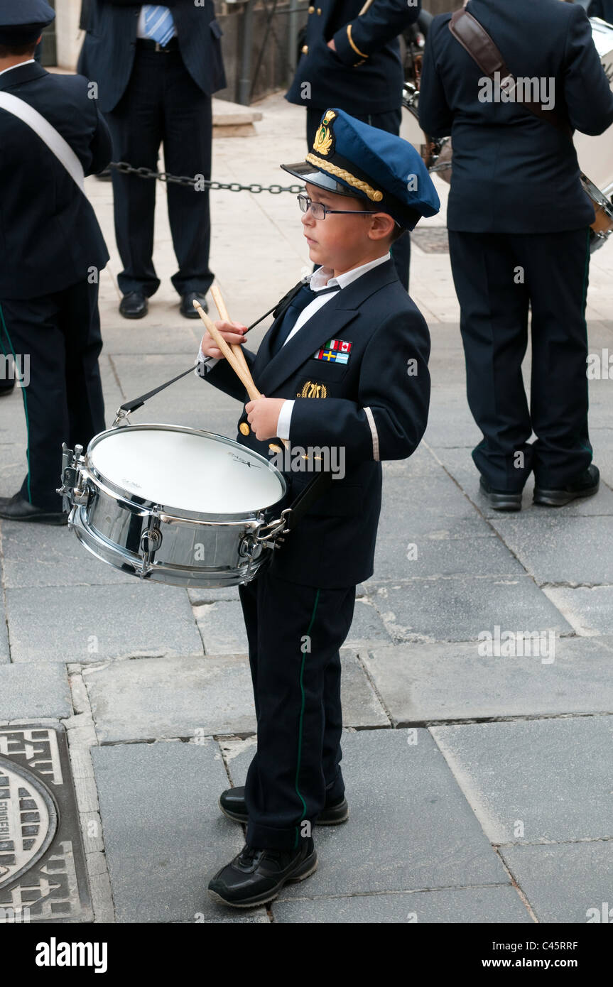 Street musicians play a music. Street holiday in Syracuse at April 30 ...
