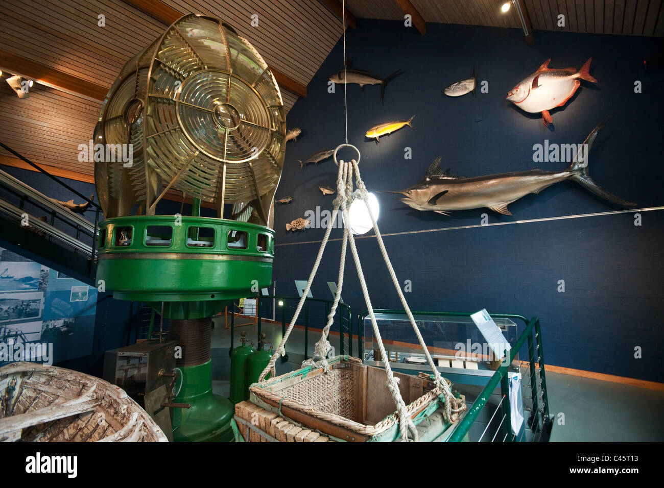 Lighthouse display at Albany Residency Museum. Albany, Western ...