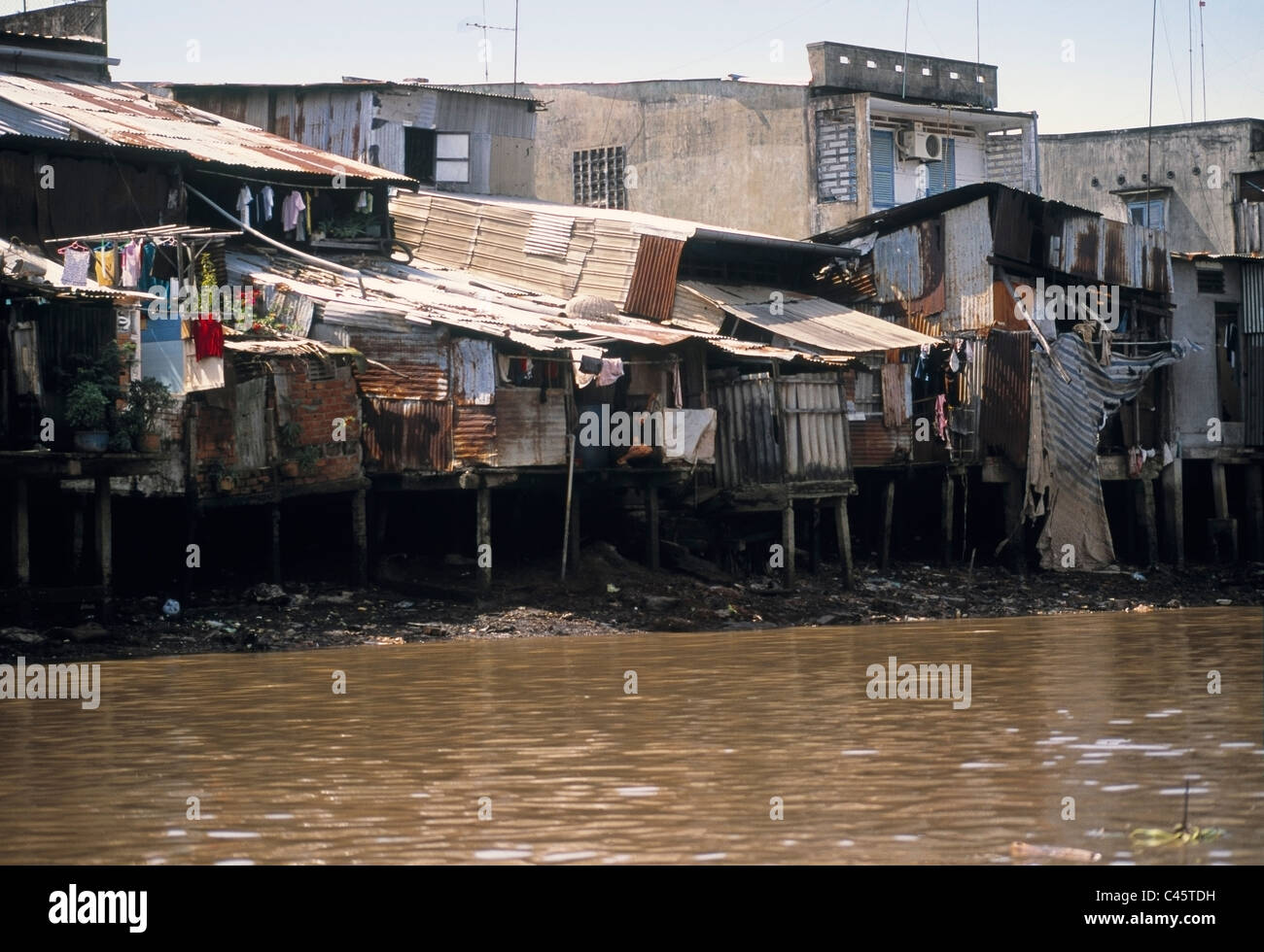 Stilt houses on the Mekong River, Vietnam Stock Photo - Alamy Stilt houses on the Mekong River, Vietnam Stock Photo - Alamy