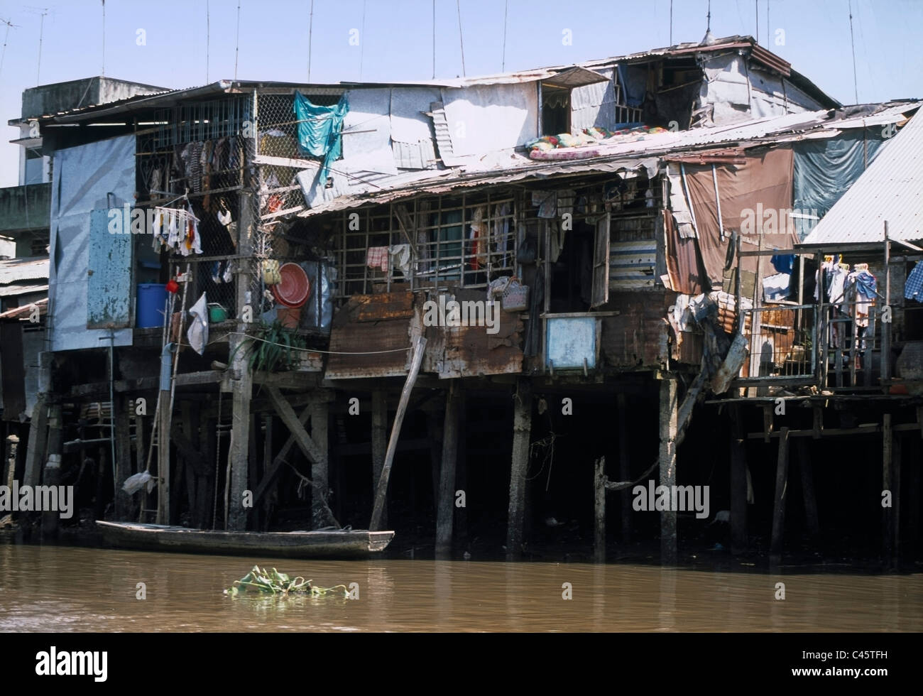 Stilt houses on the Mekong River, Vietnam Stock Photo - Alamy Stilt houses on the Mekong River, Vietnam Stock Photo - Alamy
