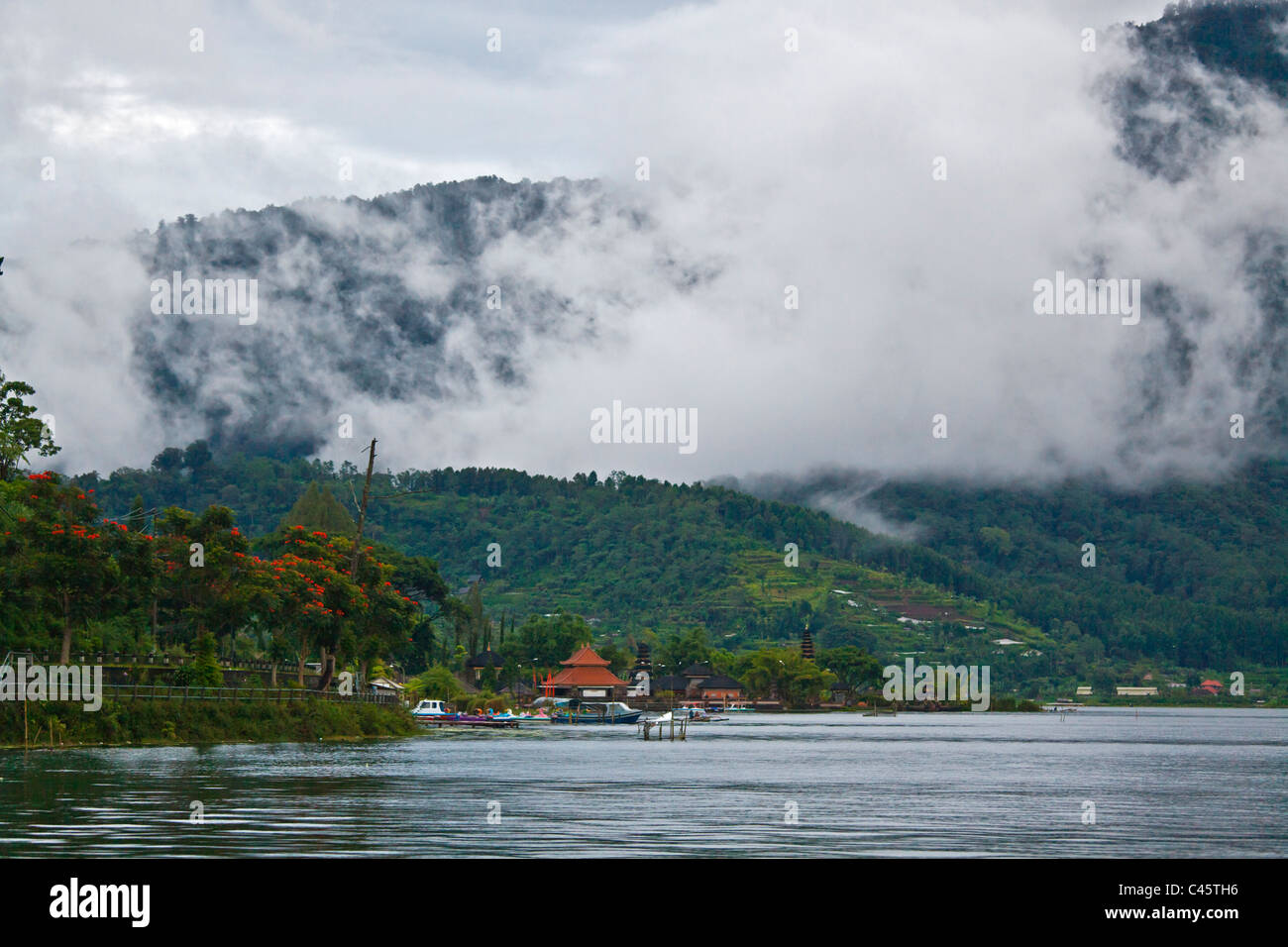 DANAU BRATAN LAKE is located in the recreational area near Candikuning ...