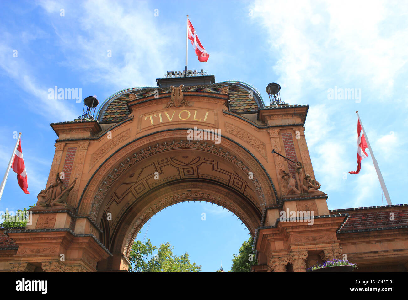 Tivoli gardens copenhagen hi-res stock photography and images - Alamy