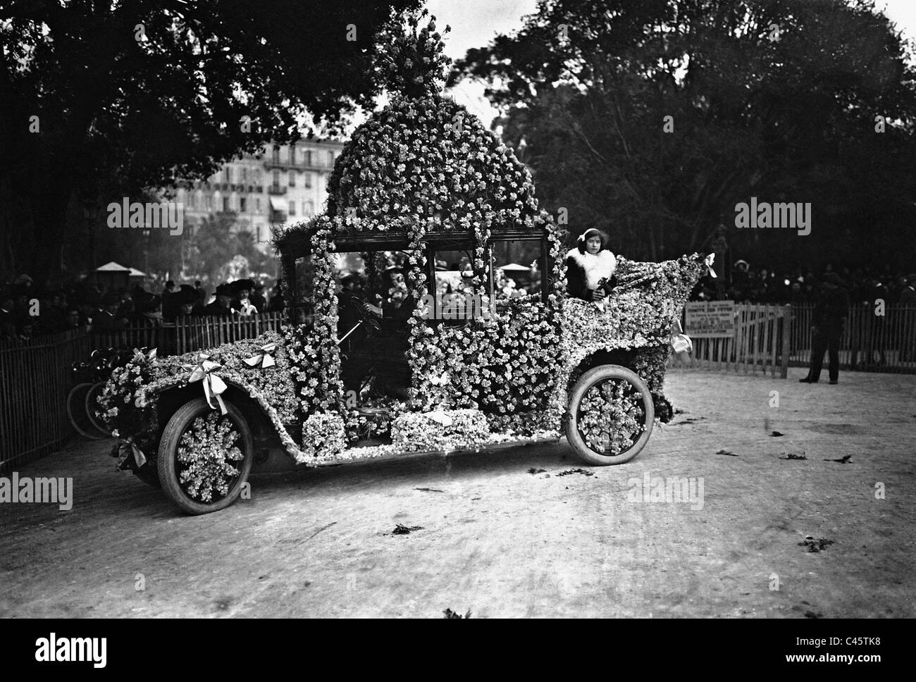 Nice carnival flower flower Black and White Stock Photos & Images - Alamy