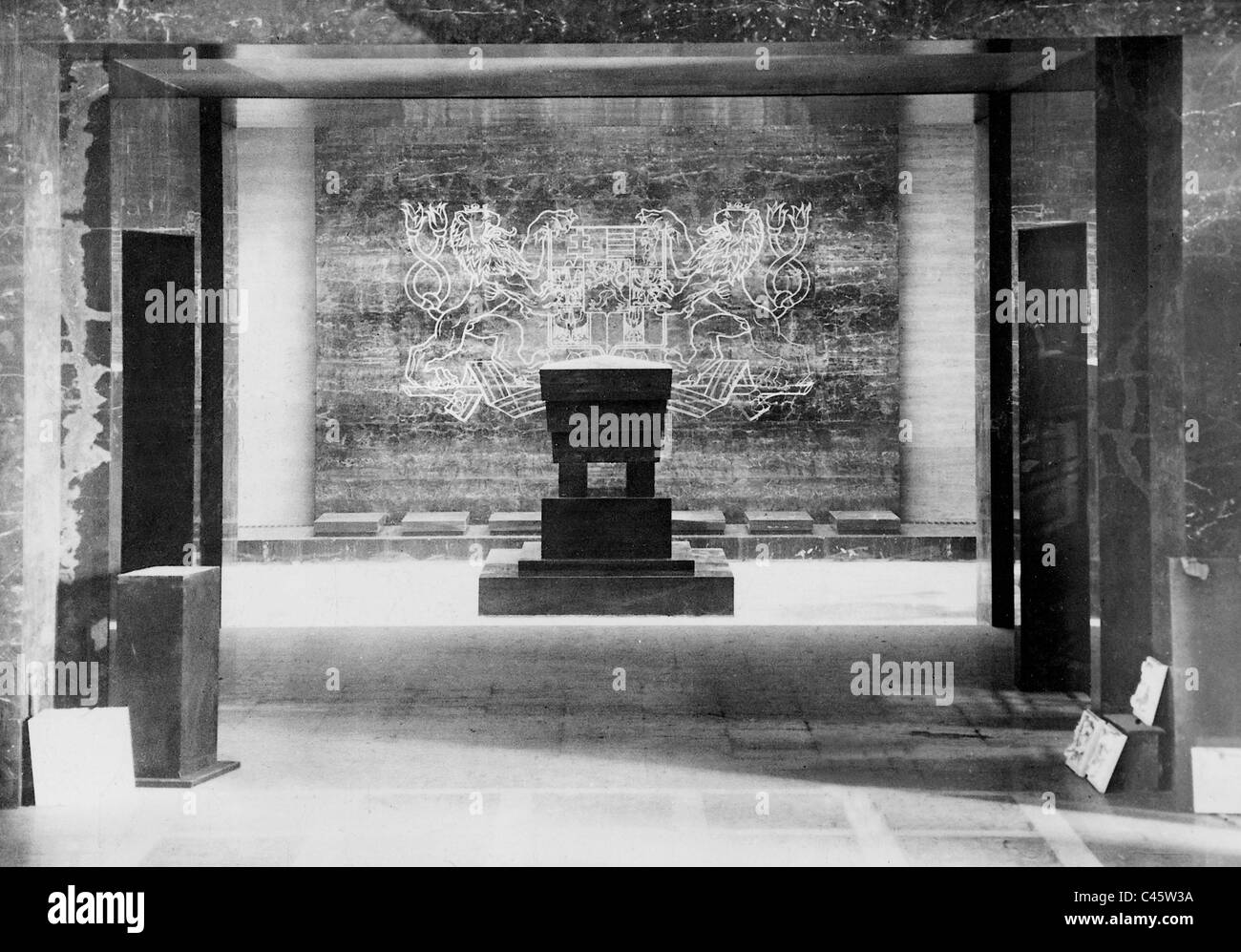 The coffin of Tomas Masaryk, 1938 Stock Photo - Alamy