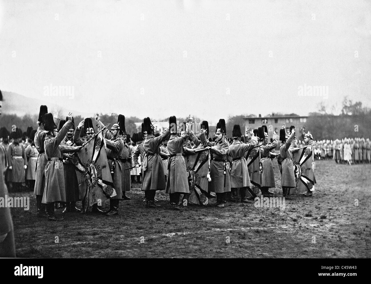 Swearing in of German soldiers, 1913 Stock Photo - Alamy