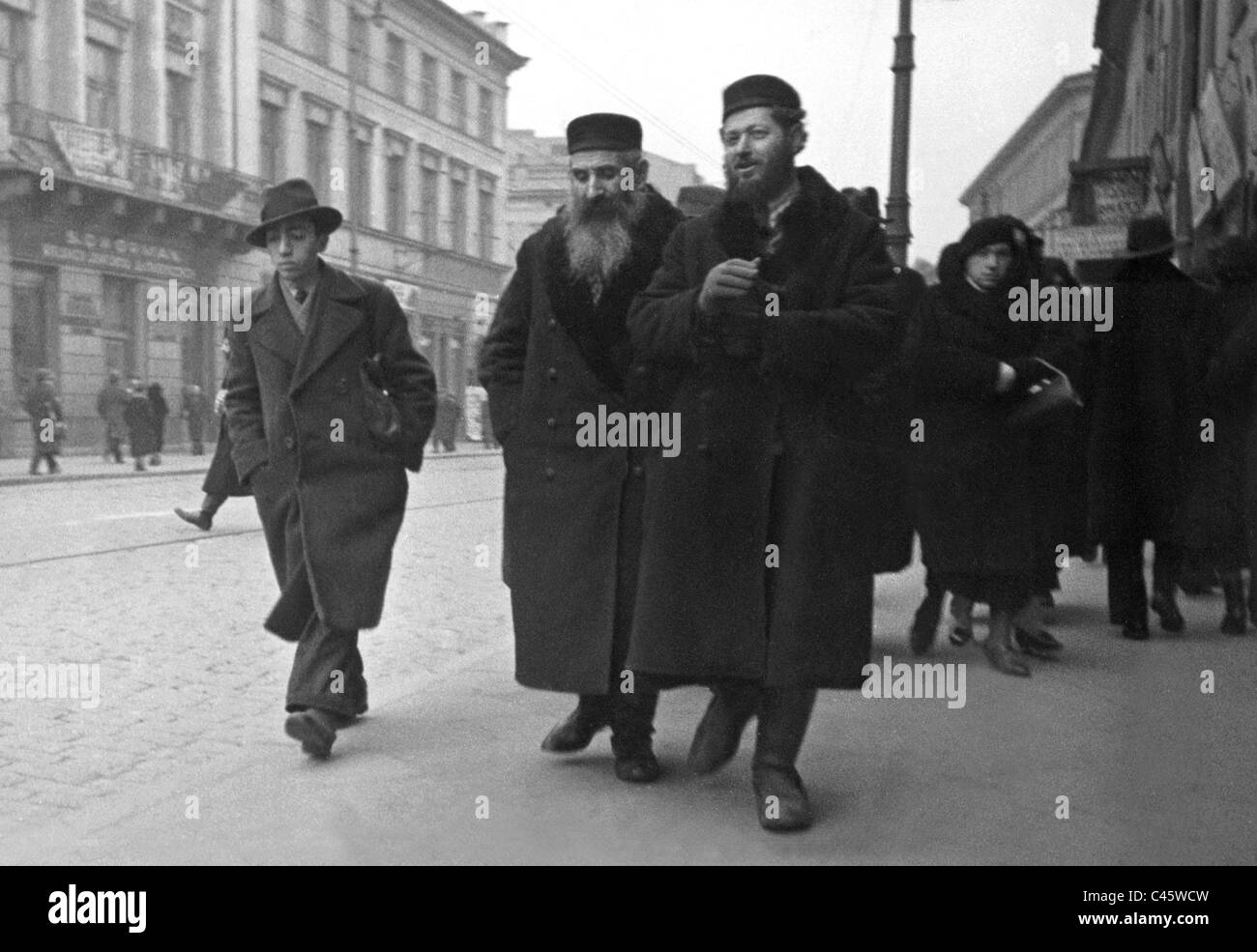 Jews in Warsaw Stock Photo - Alamy