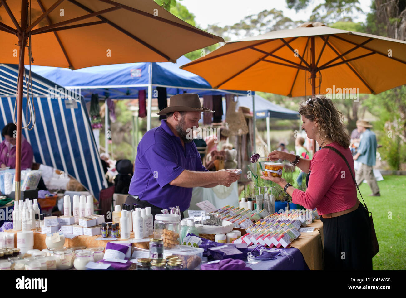 Denmark markets. Denmark, Western Australia, Australia Stock Photo - Alamy