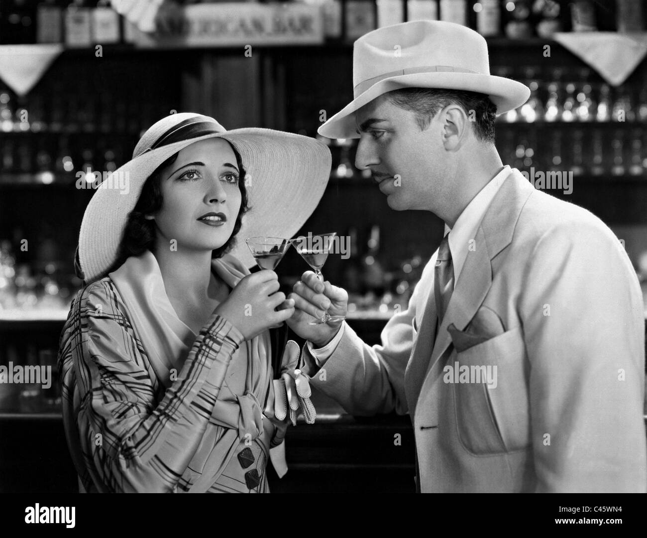 Kay Francis and William Powell in 'One Way Passage, 1932 Stock Photo - Alamy