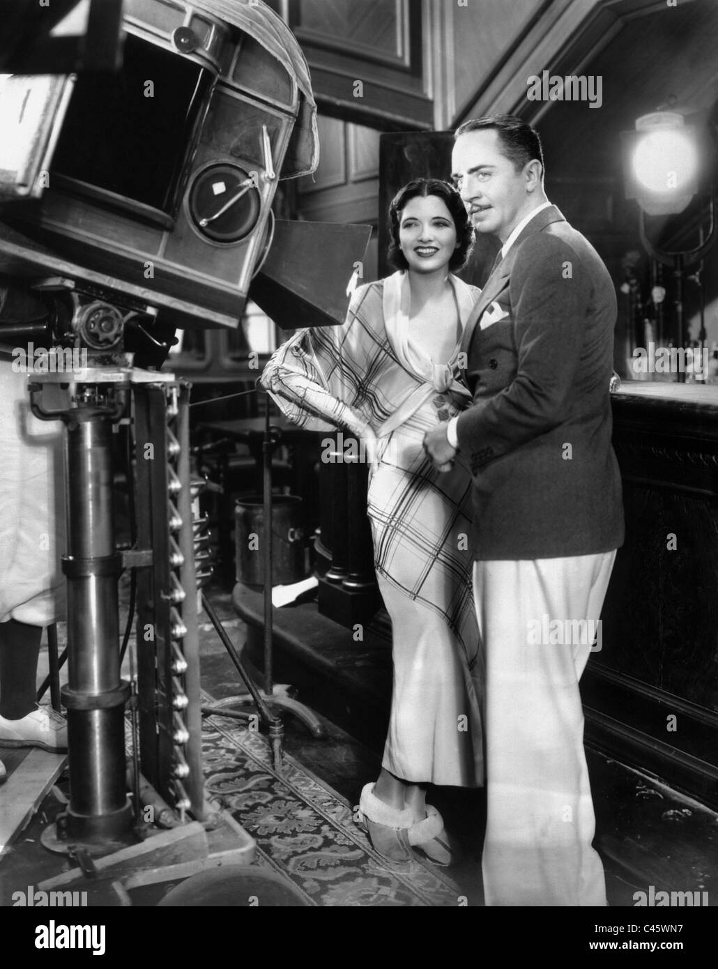 Kay Francis and William Powell in 'One Way Passage, 1932 Stock Photo ...