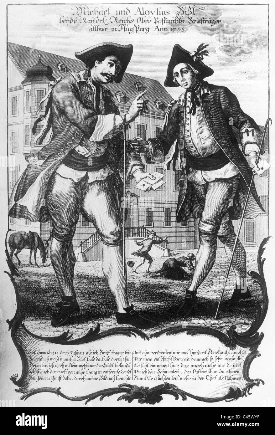 Historical postman hi-res stock photography and images - Alamy