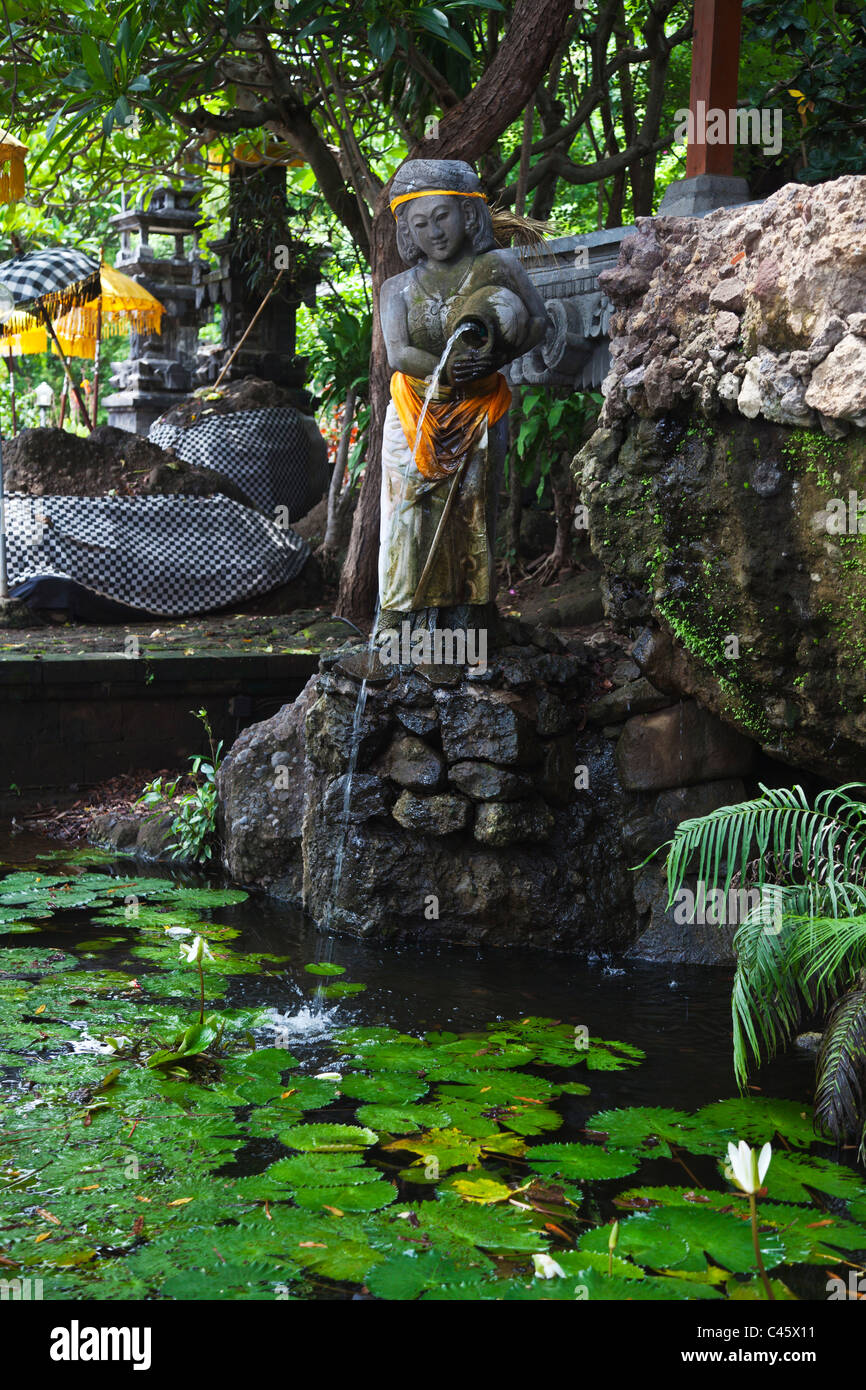LOTUS POND at PURA MELANTING is a Hindu temple located in a beautiful ...