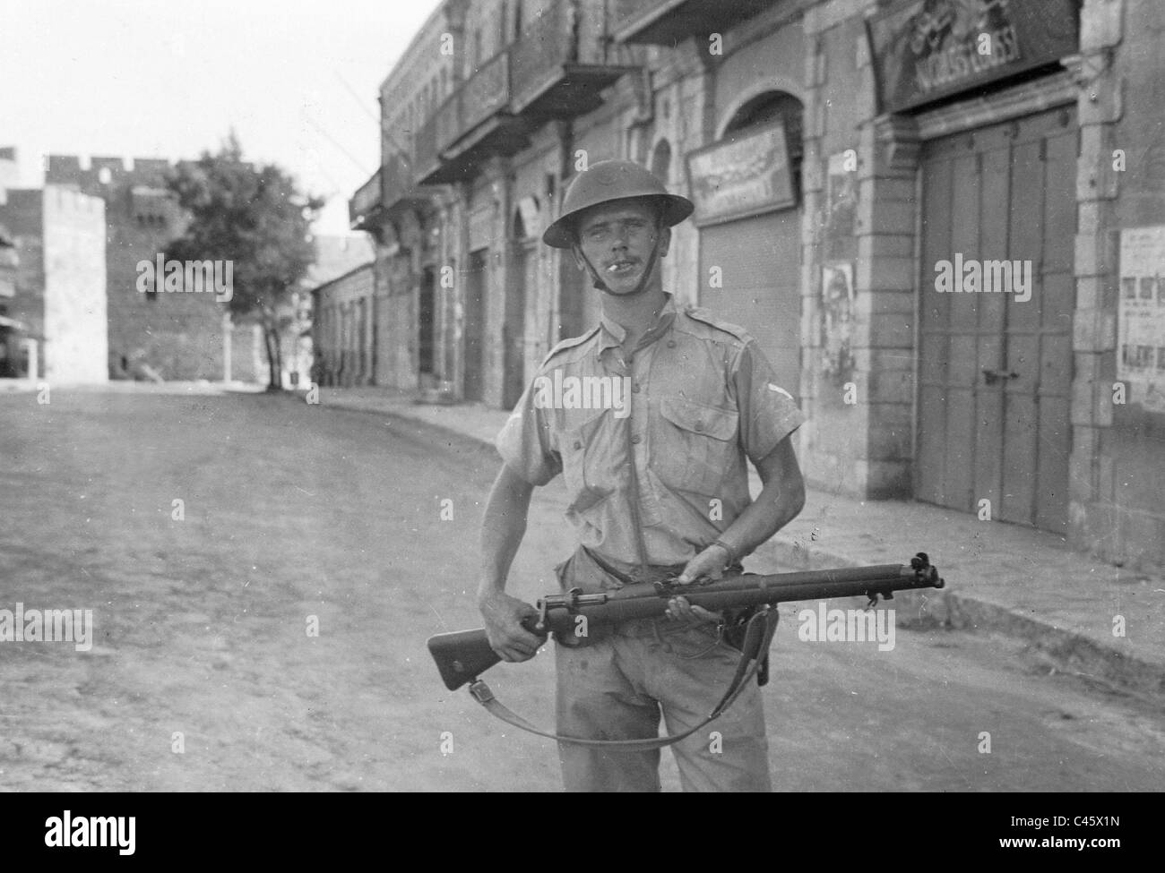 British palestine 1936 Black and White Stock Photos & Images - Alamy