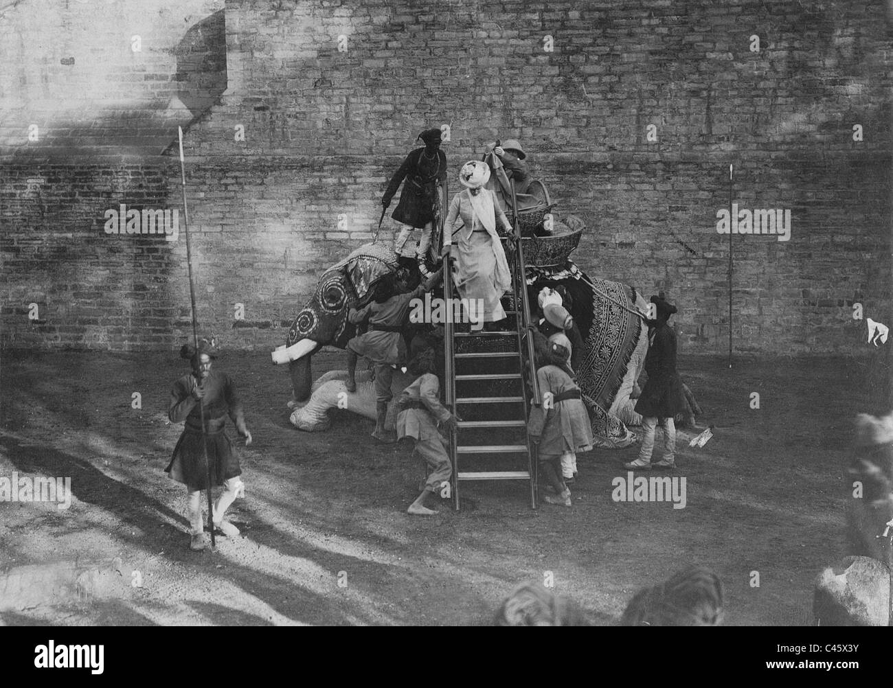 The Prince of Wales and his wife in India, 1906 Stock Photo - Alamy