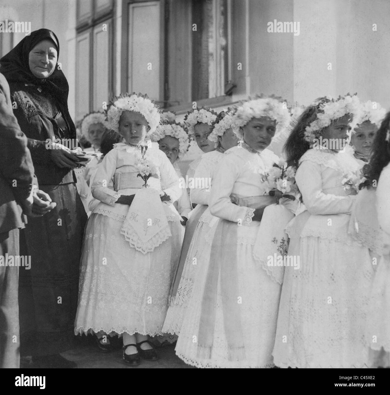 German children in Romania, 1934 Stock Photo - Alamy