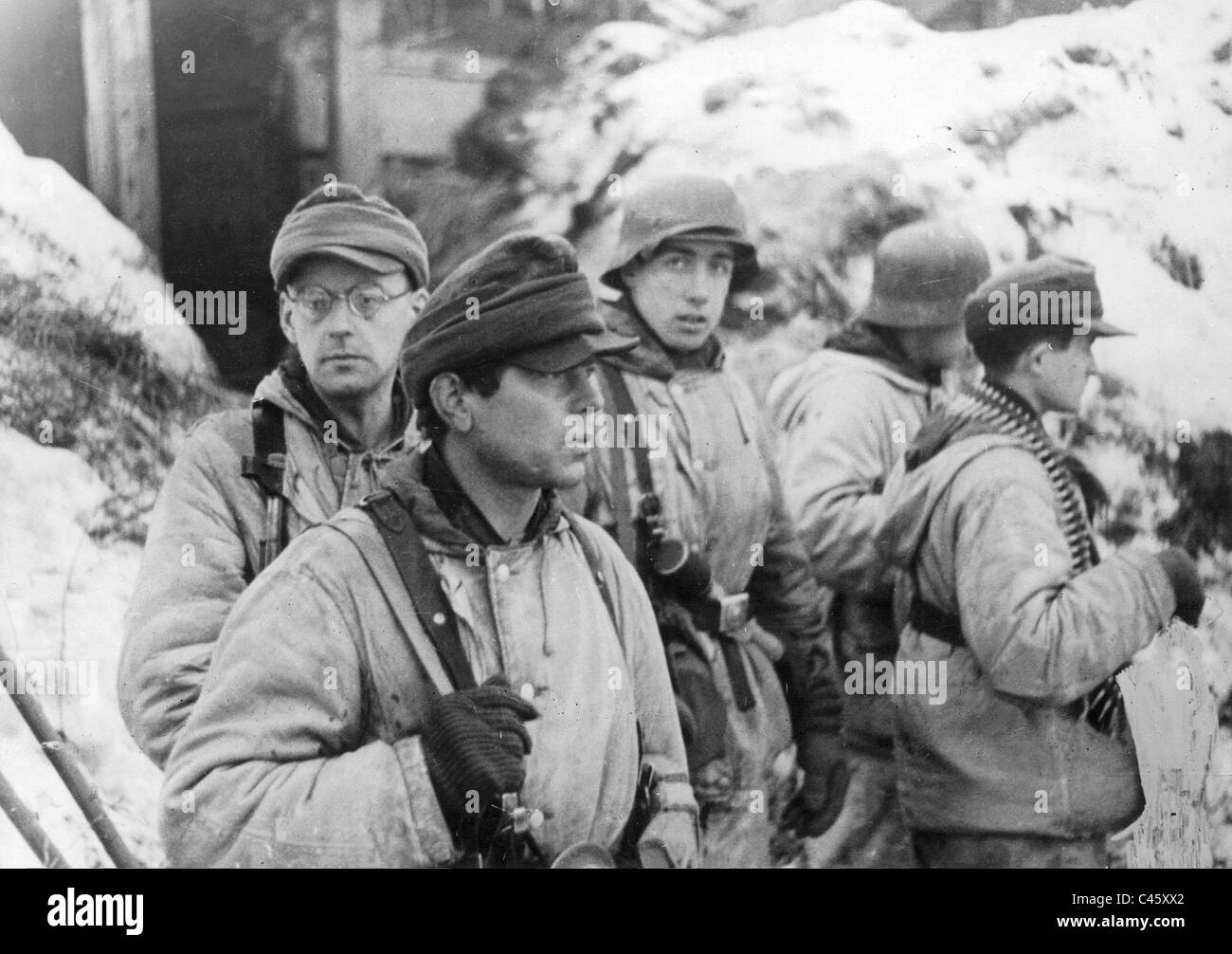 German troops in the Courland pocket, 1945 Stock Photo - Alamy