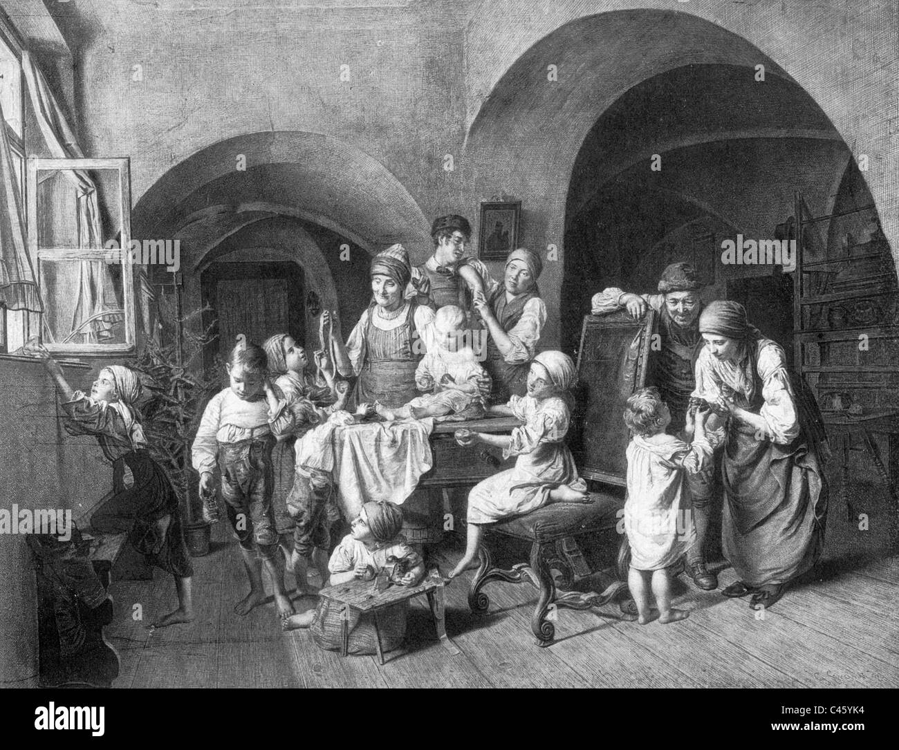 Biedermeier painting hi-res stock photography and images - Alamy