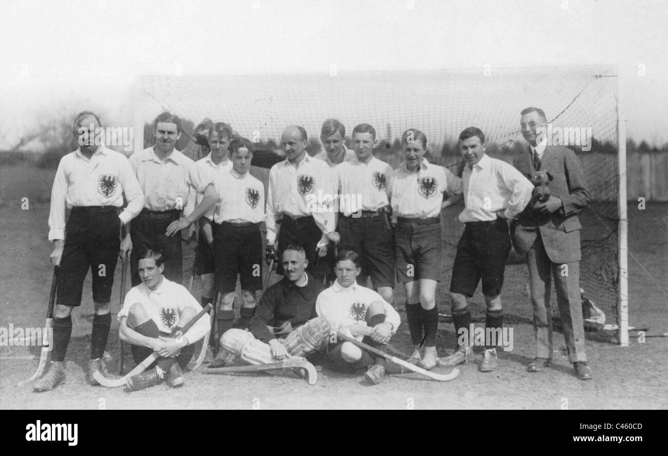 German hockey national team, 1913 Stock Photo - Alamy
