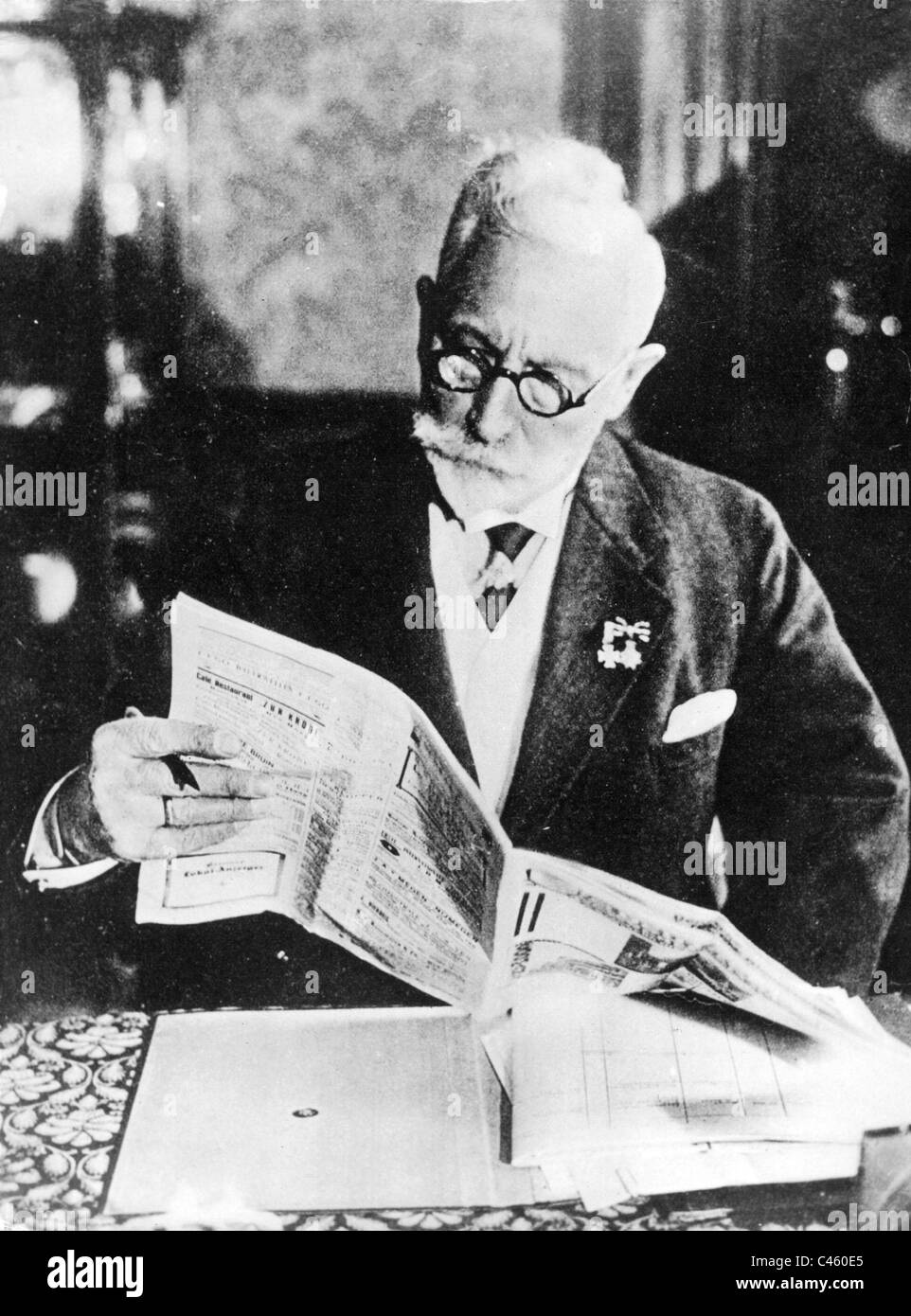 Emperor Wilhelm II in exile in Netherlands, 1929 Stock Photo - Alamy