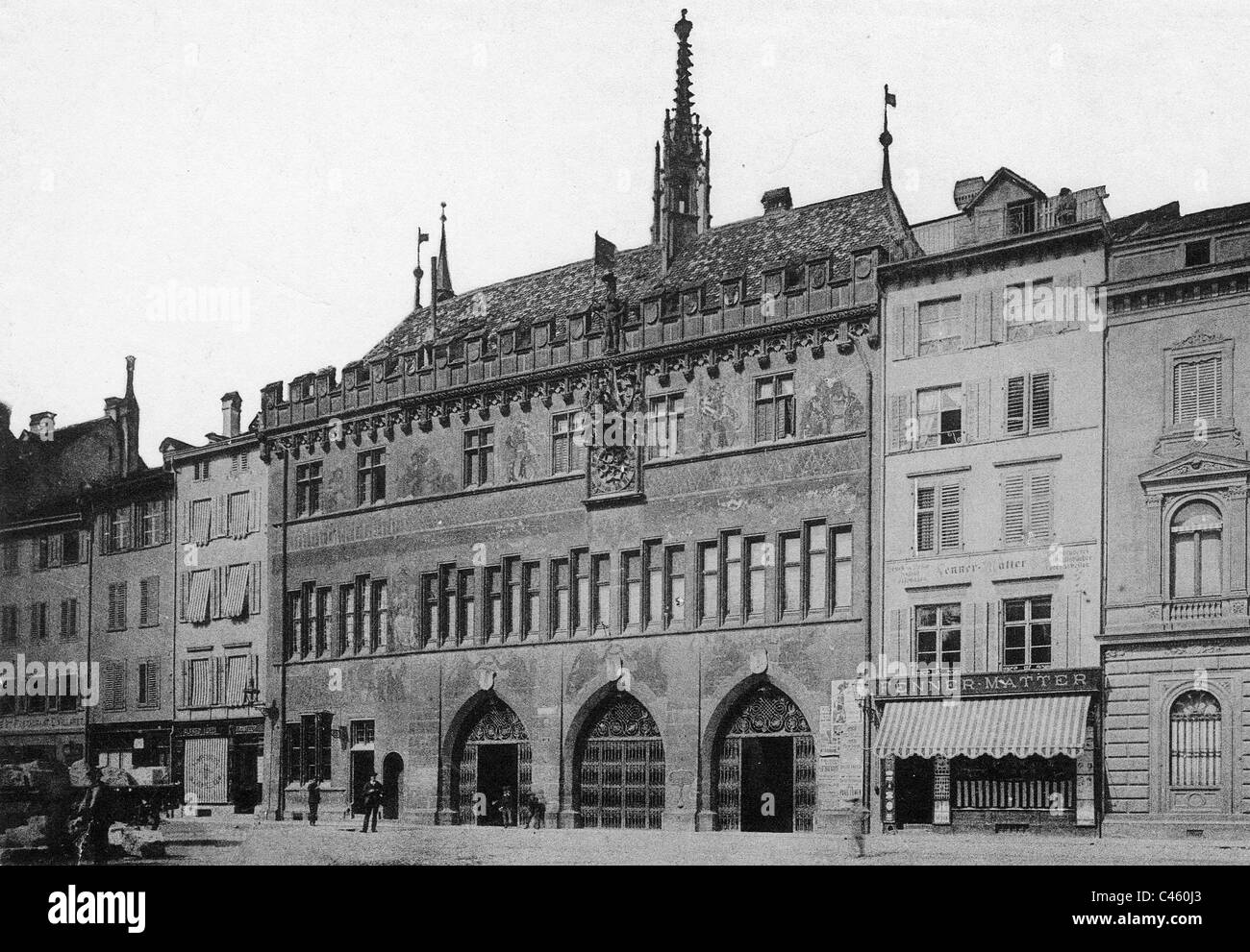 Basel city hall Black and White Stock Photos & Images - Alamy
