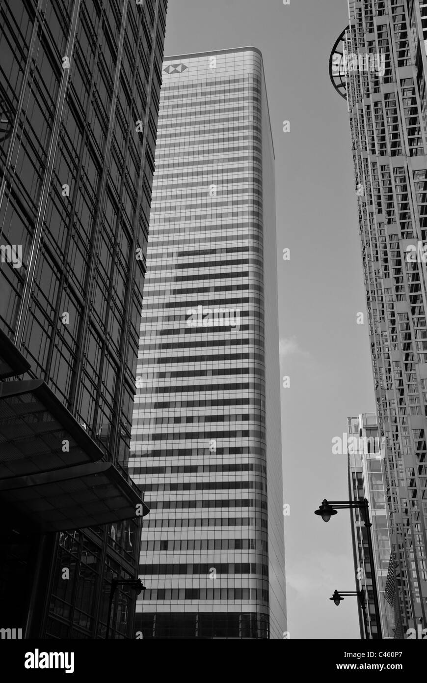 The HSBC Bank Tower in Canary Wharf, London, UK. Europe Stock Photo - Alamy