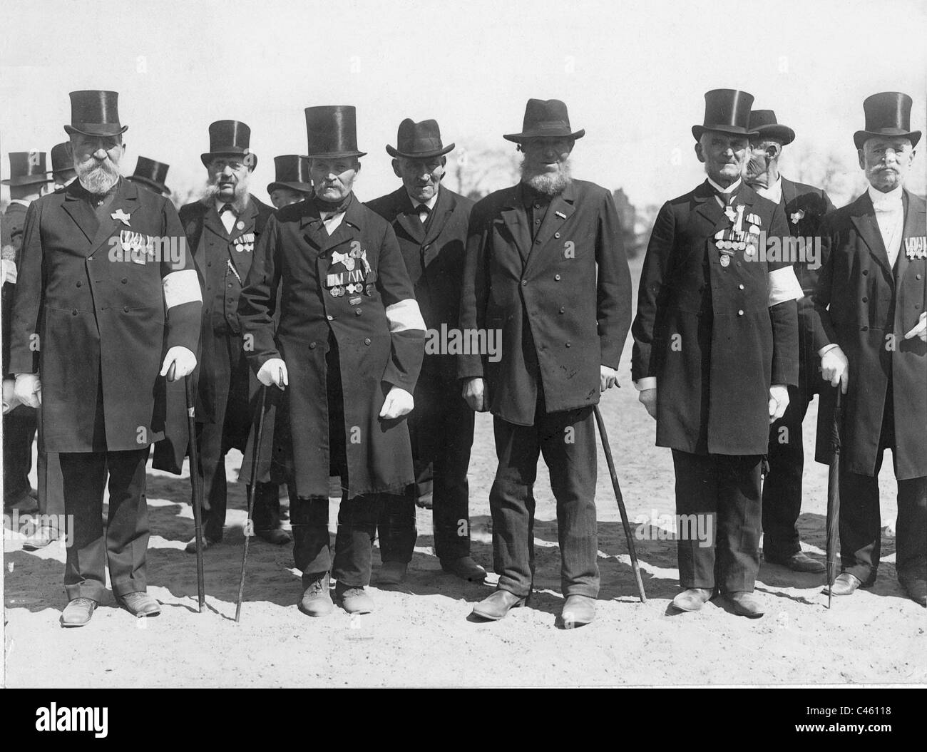 Veterans of the Prussian army in Berlin Stock Photo - Alamy