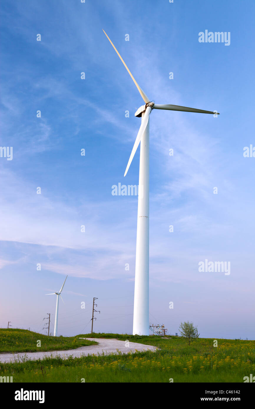 Wind power station Stock Photo - Alamy