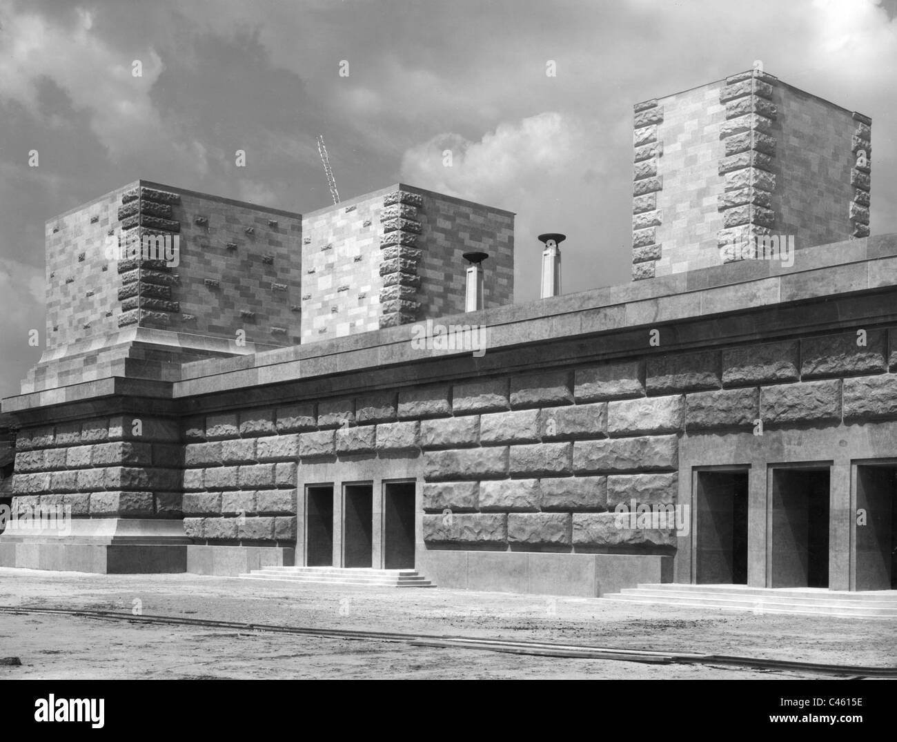 Architectural models of the nazi party rally ground Black and White ...