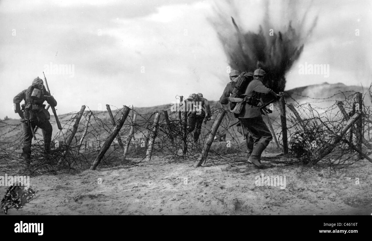 German soldiers in the First World War Stock Photo - Alamy