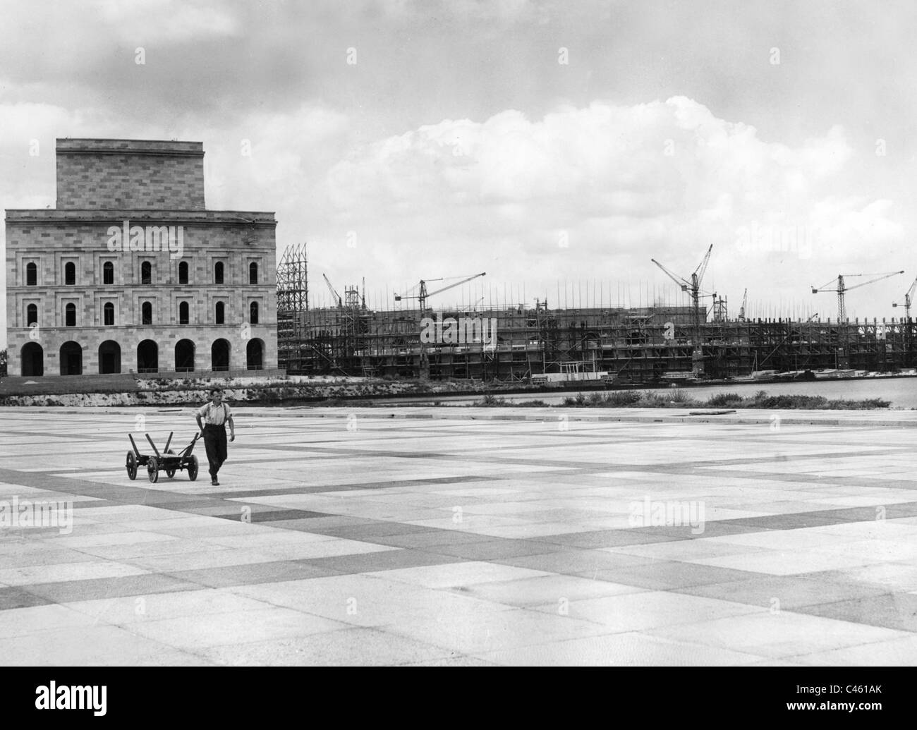 Nazi Party Rally Ground Under Construction High Resolution Stock ...
