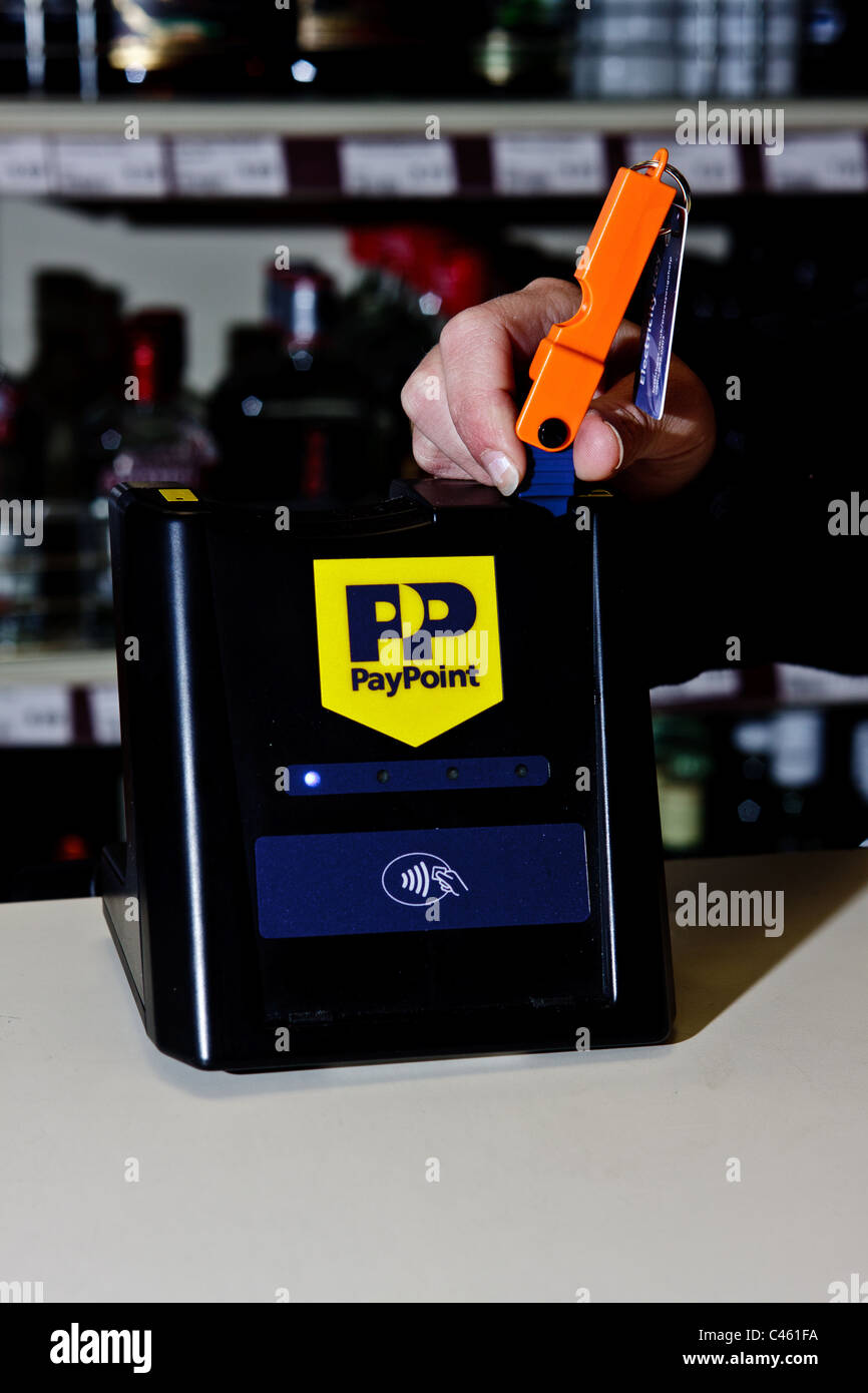 Paypoint machine thats is used in Shops to pay utility bills etc Stock ...