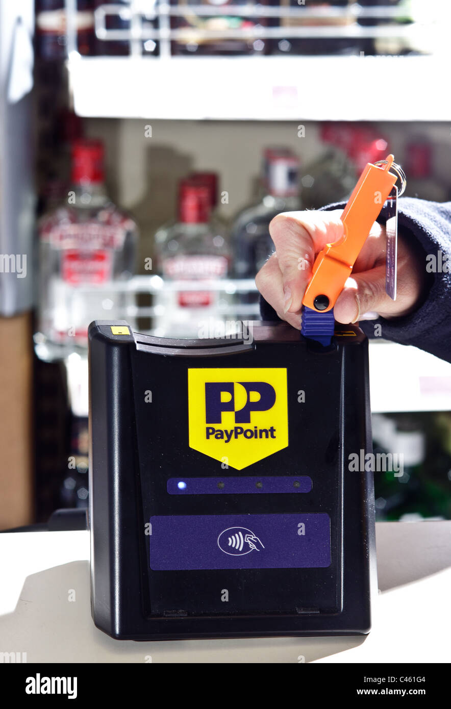 Paypoint machine thats is used in Shops to pay utility bills etc Stock ...