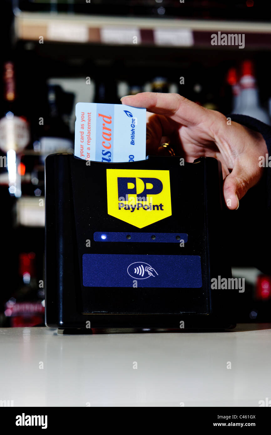 Paypoint machine thats is used in Shops to pay utility bills etc Stock ...