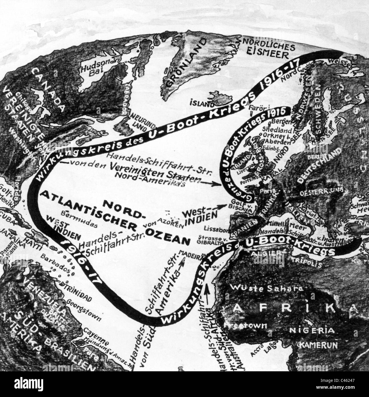 First world war map 1916 hi-res stock photography and images - Alamy