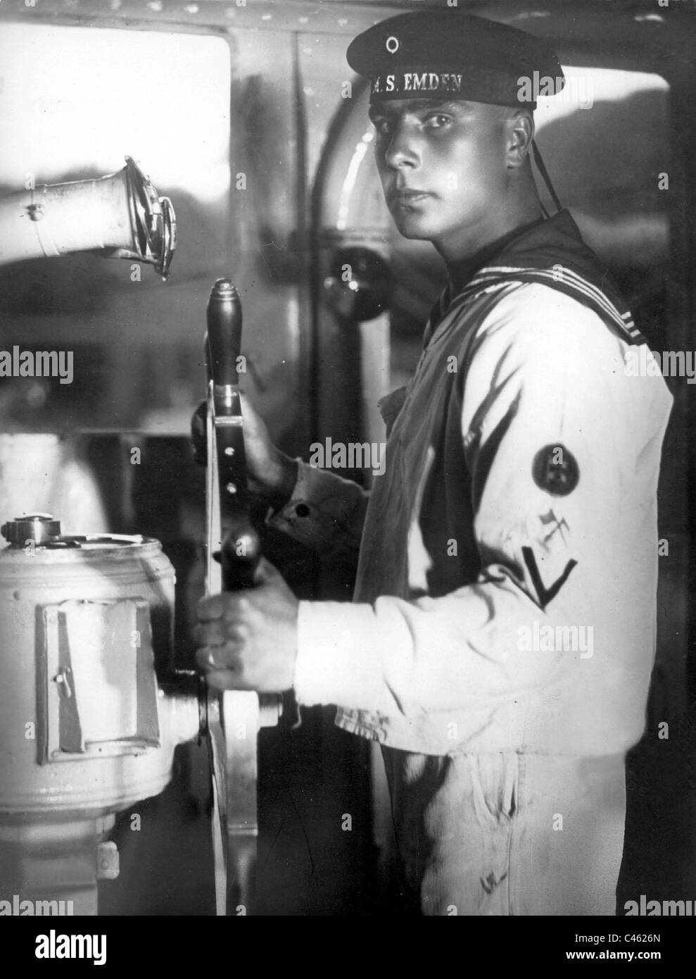 German cruiser 'Emden' in the First World War Stock Photo - Alamy