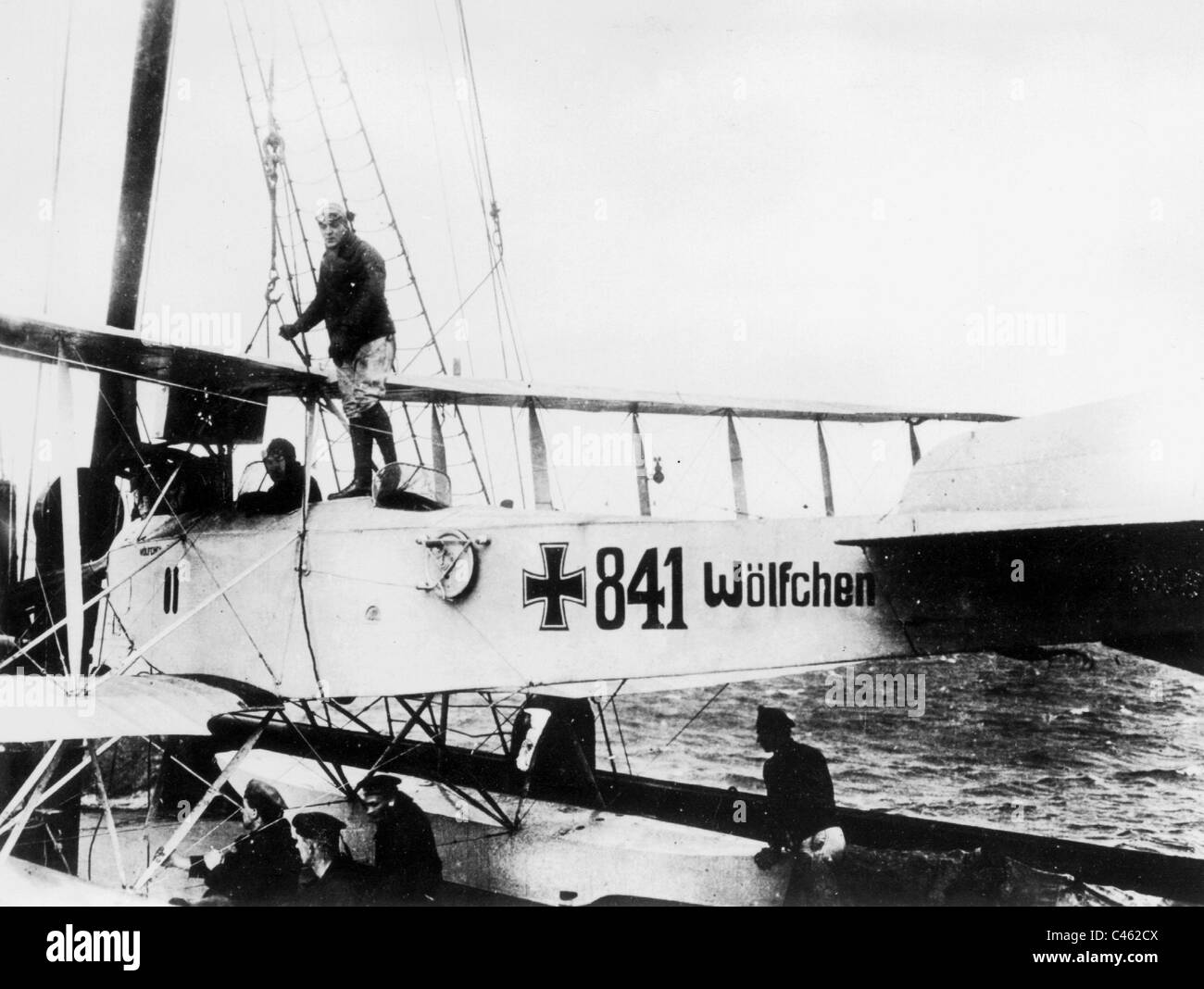 On board of the german auxiliary cruiser s m s wolf hi-res stock ...