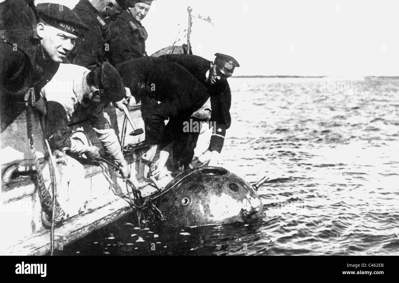 German minesweeper after First World War Stock Photo - Alamy