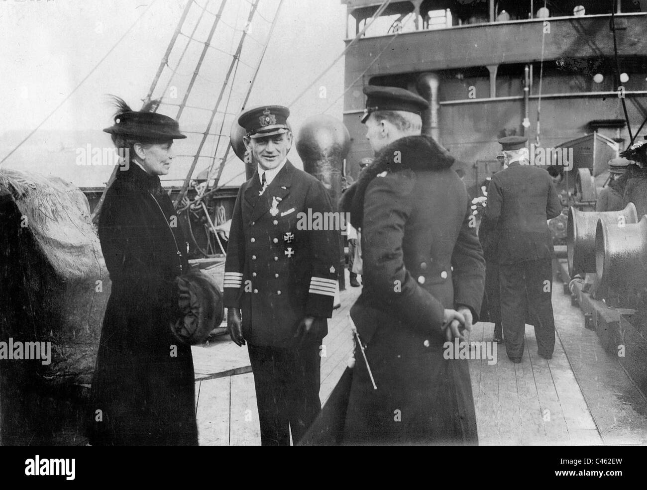 Captain Nerger of the auxiliary cruiser 'Wolf' Stock Photo - Alamy