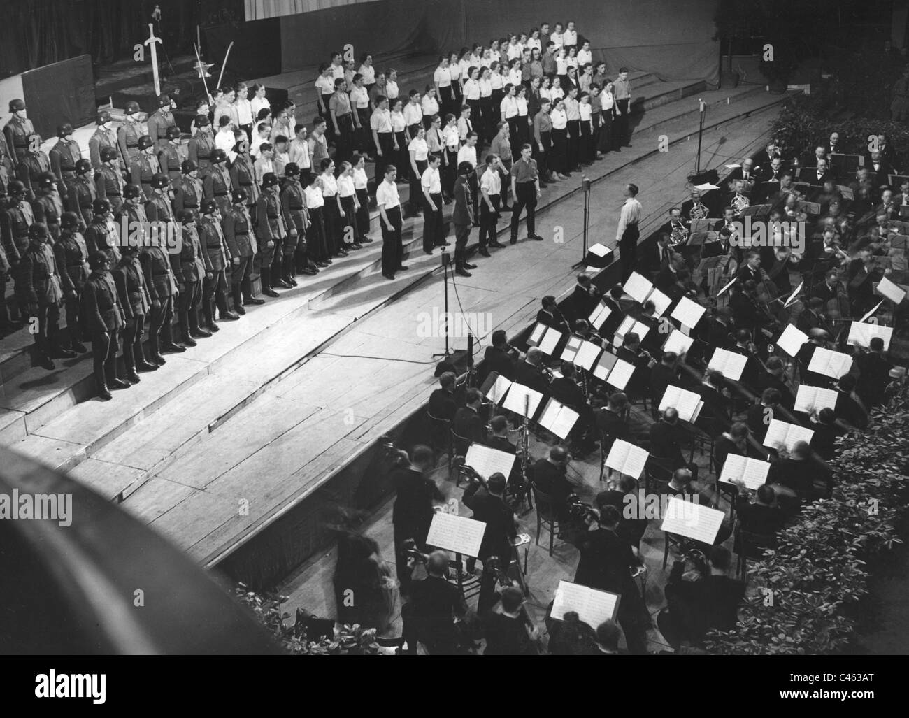 Nazi Germany: Everyday life, public life: Music, 1933-1945 Stock Photo ...