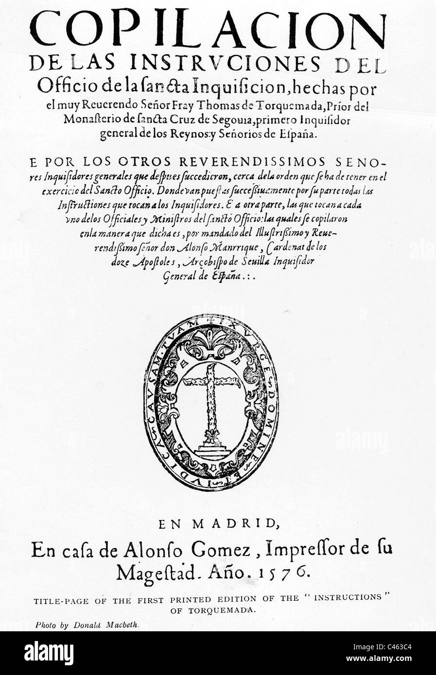 Inquisition hi-res stock photography and images - Alamy