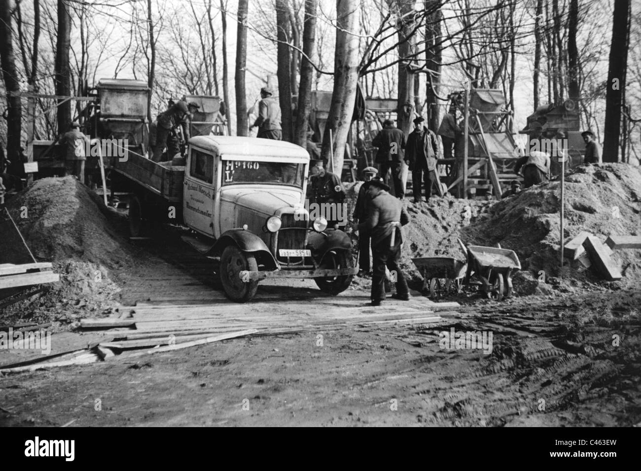 Nazi Germany Public Works 1933 1945 High Resolution Stock Photography ...