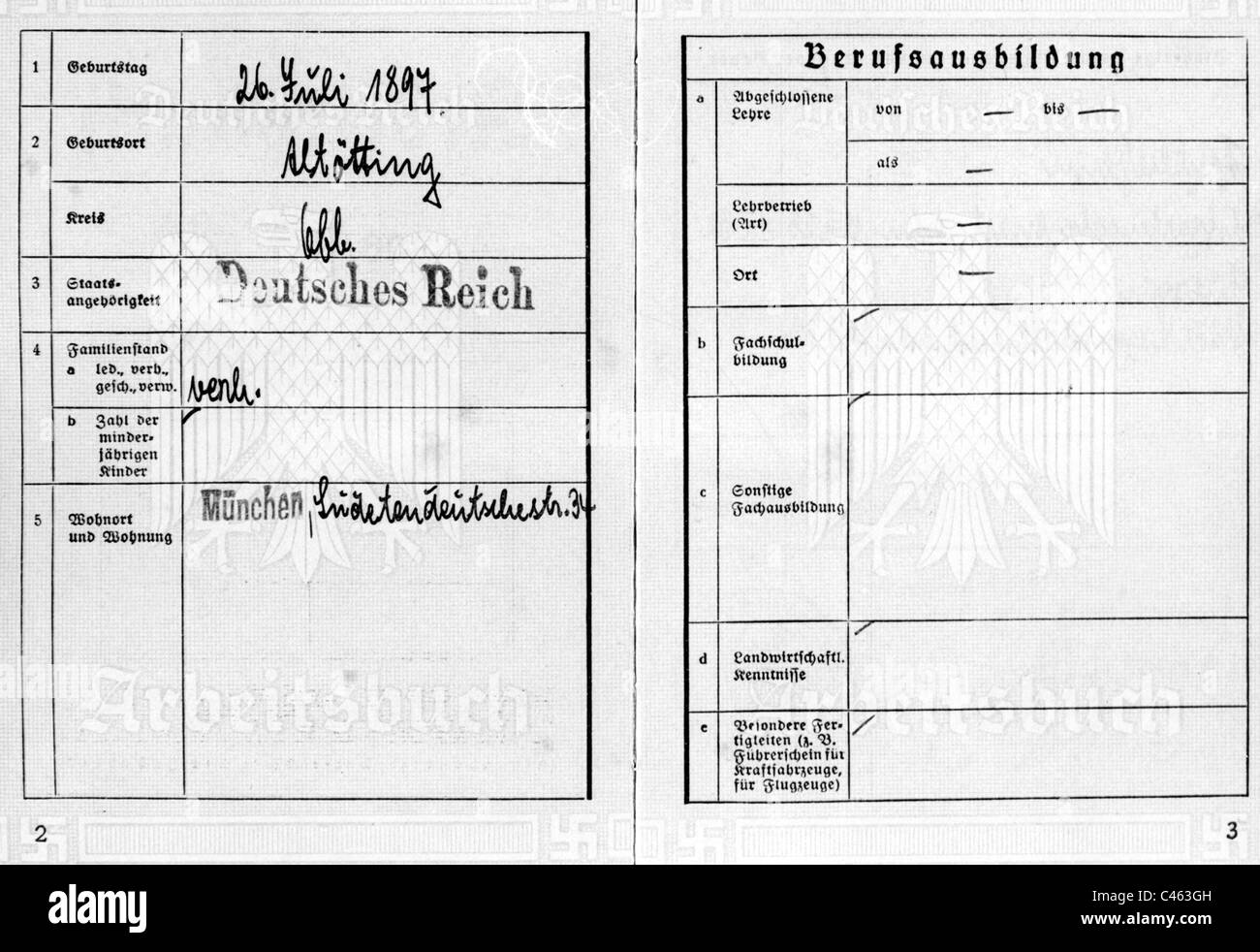 Nazi Germany: public works, 1933-1945 Stock Photo - Alamy