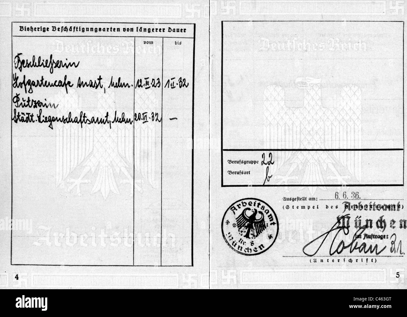 Nazi Germany: public works, 1933-1945 Stock Photo - Alamy