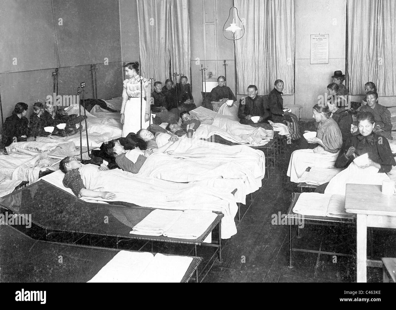 Homeless shelter, around 1908 Stock Photo - Alamy