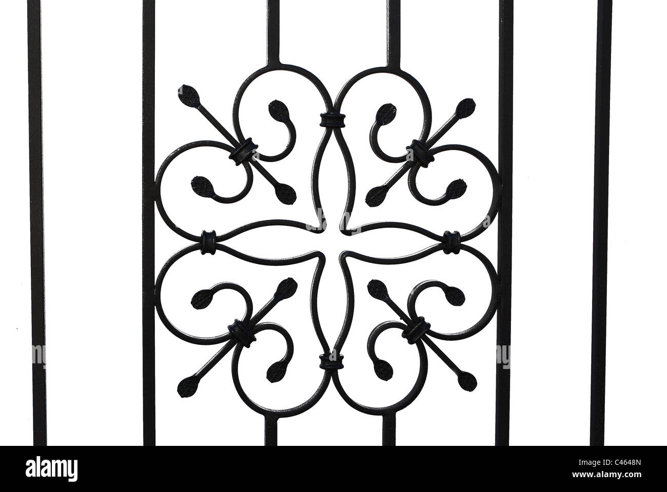 White house green gate Cut Out Stock Images & Pictures - Alamy